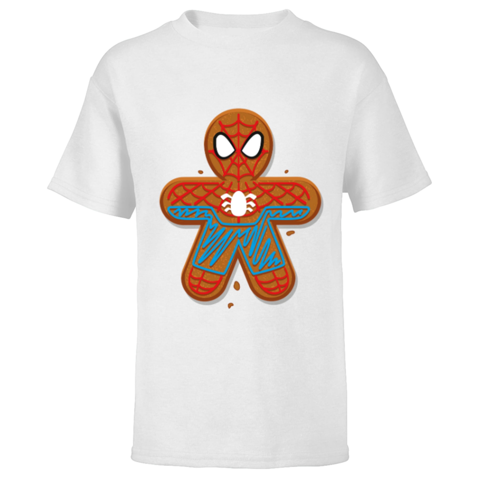 Marvel Spider-Man Toon Holiday Gingerbread Man Cookie - Short Sleeve T ...