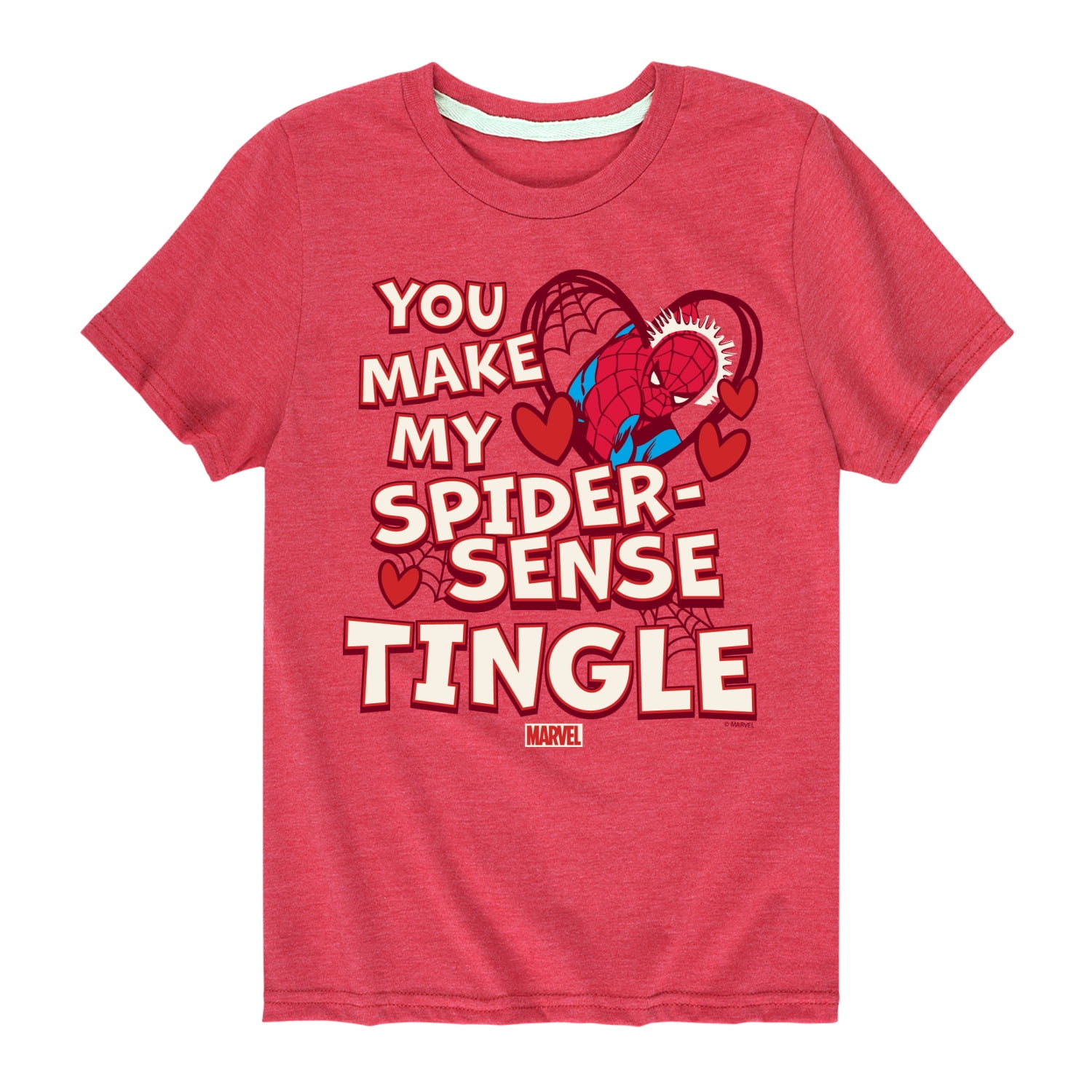 Marvel Spider-Man - Valentine Spidey Sense - Toddler And Youth Short ...
