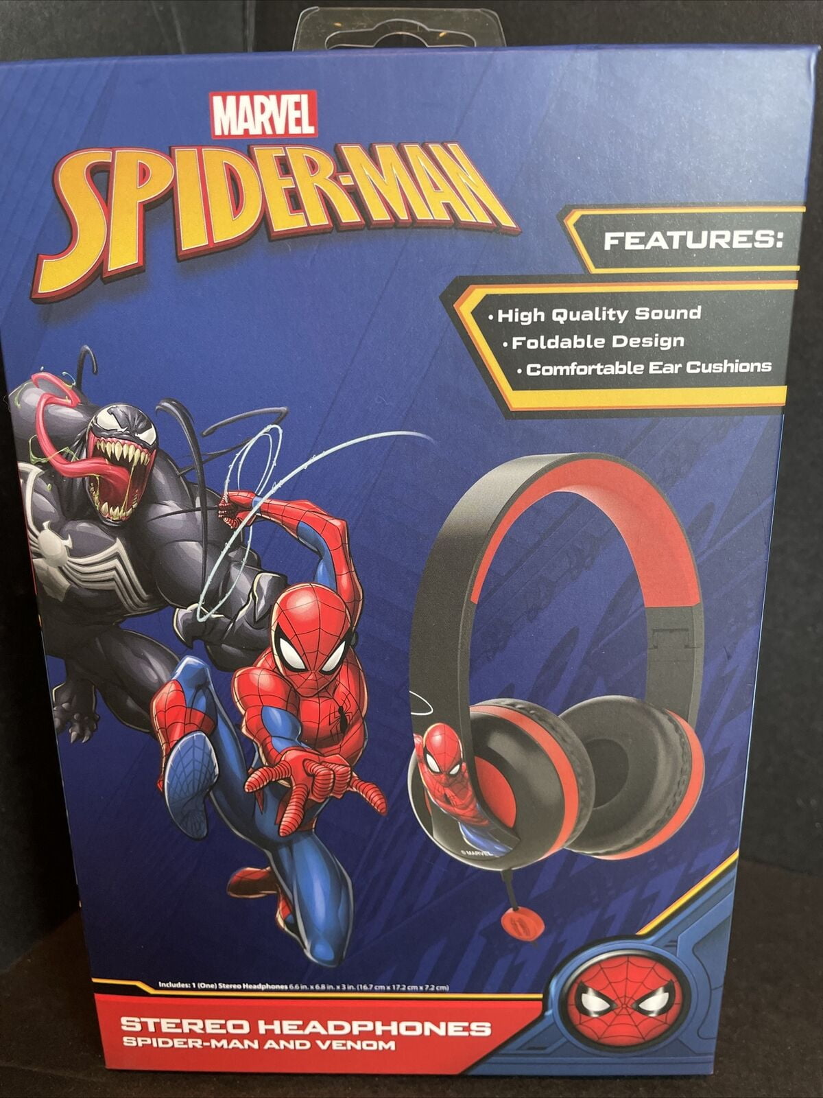 Marvel Youth Spiderman & Venom Stereo Headphones - Walmart.com
