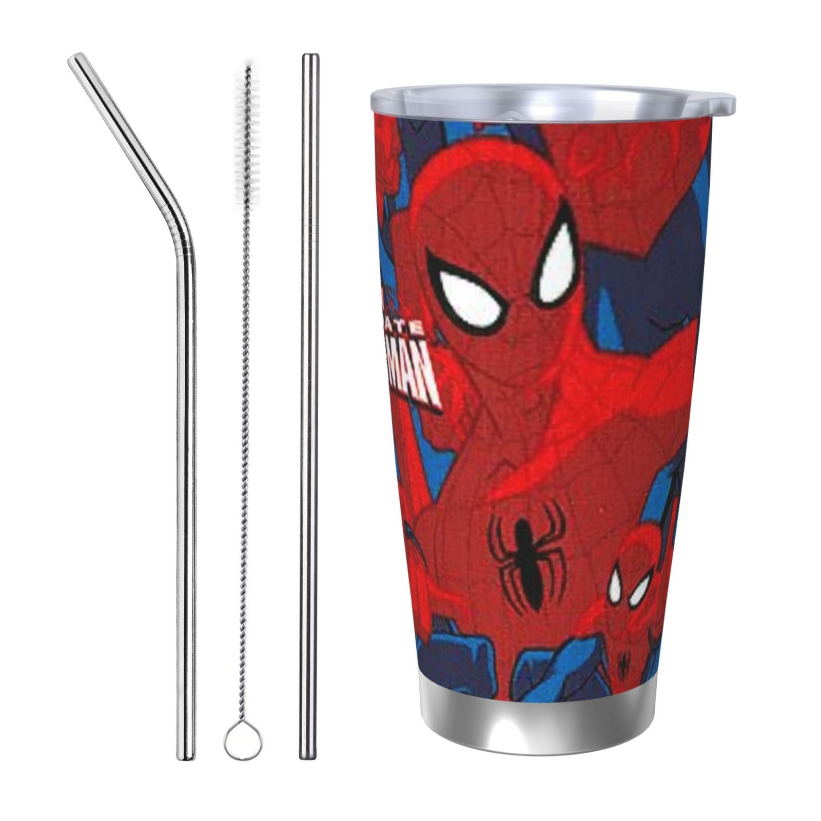 Marvel-Spider-Man Water Bottle,Coffee Cups,20oz Stainless Steel ...