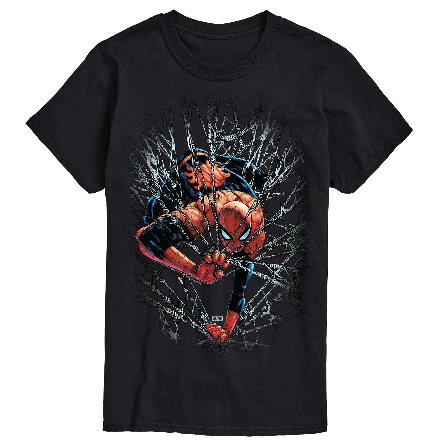 Marvel Spider-Man - Webs - Men's Short Sleeve Graphic T-Shirt - Walmart.com