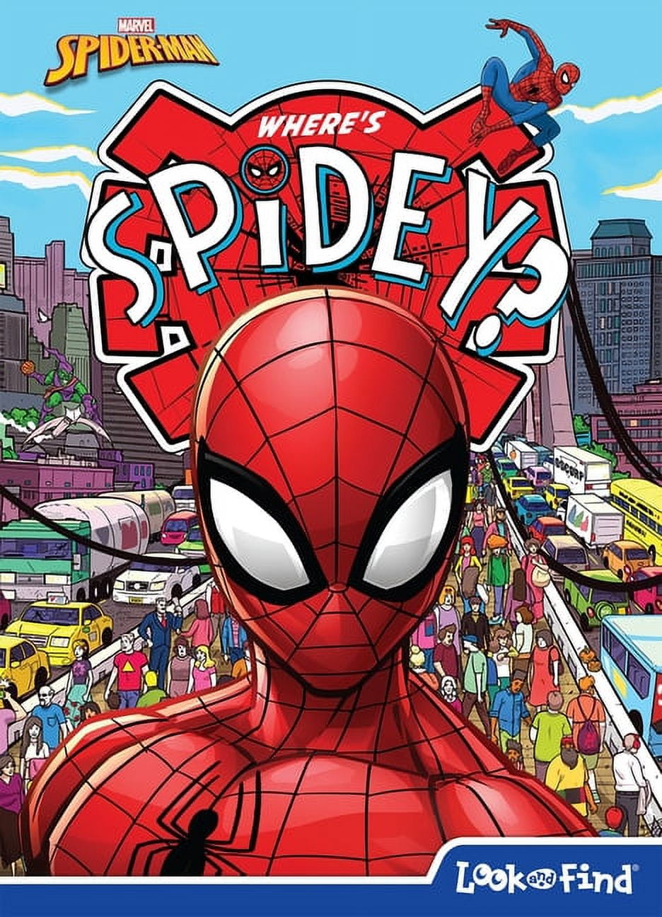 Marvel Spider-Man: Where's Spidey? Look and Find, (Hardcover) - Walmart.com