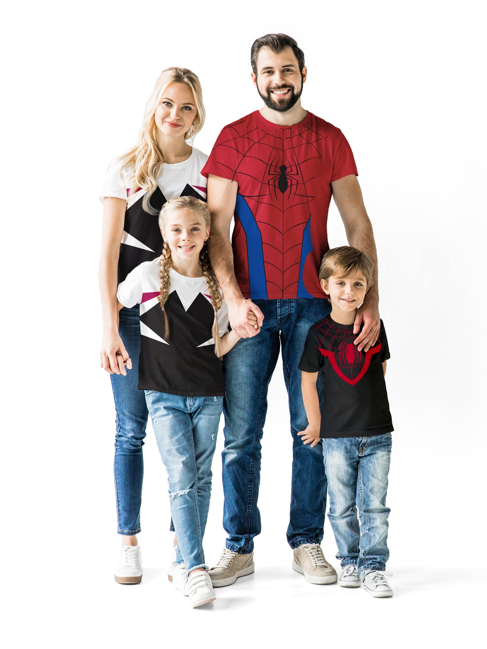 Marvel Spider-Man Womens Matching Family Cosplay T-Shirt Adult ...