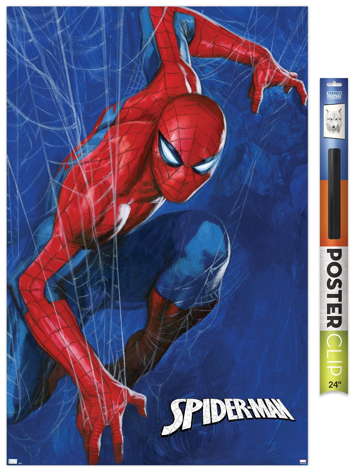 Marvel Spider-Man: World Of Webs - Posing Wall Poster, 22.375" x 34 ...