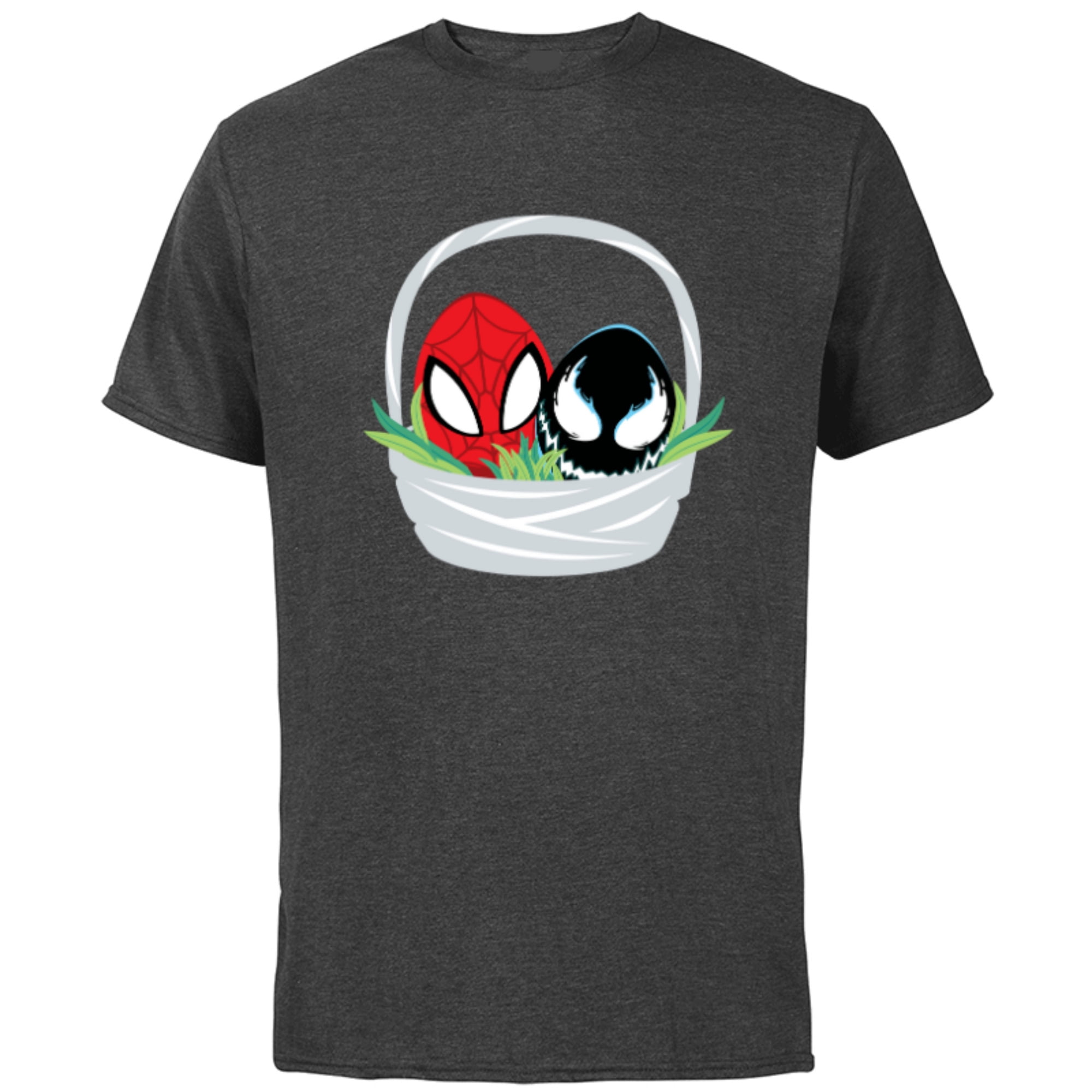 Marvel Spider-Man and Venom Easter Basket - Short Sleeve Cotton T-Shirt ...