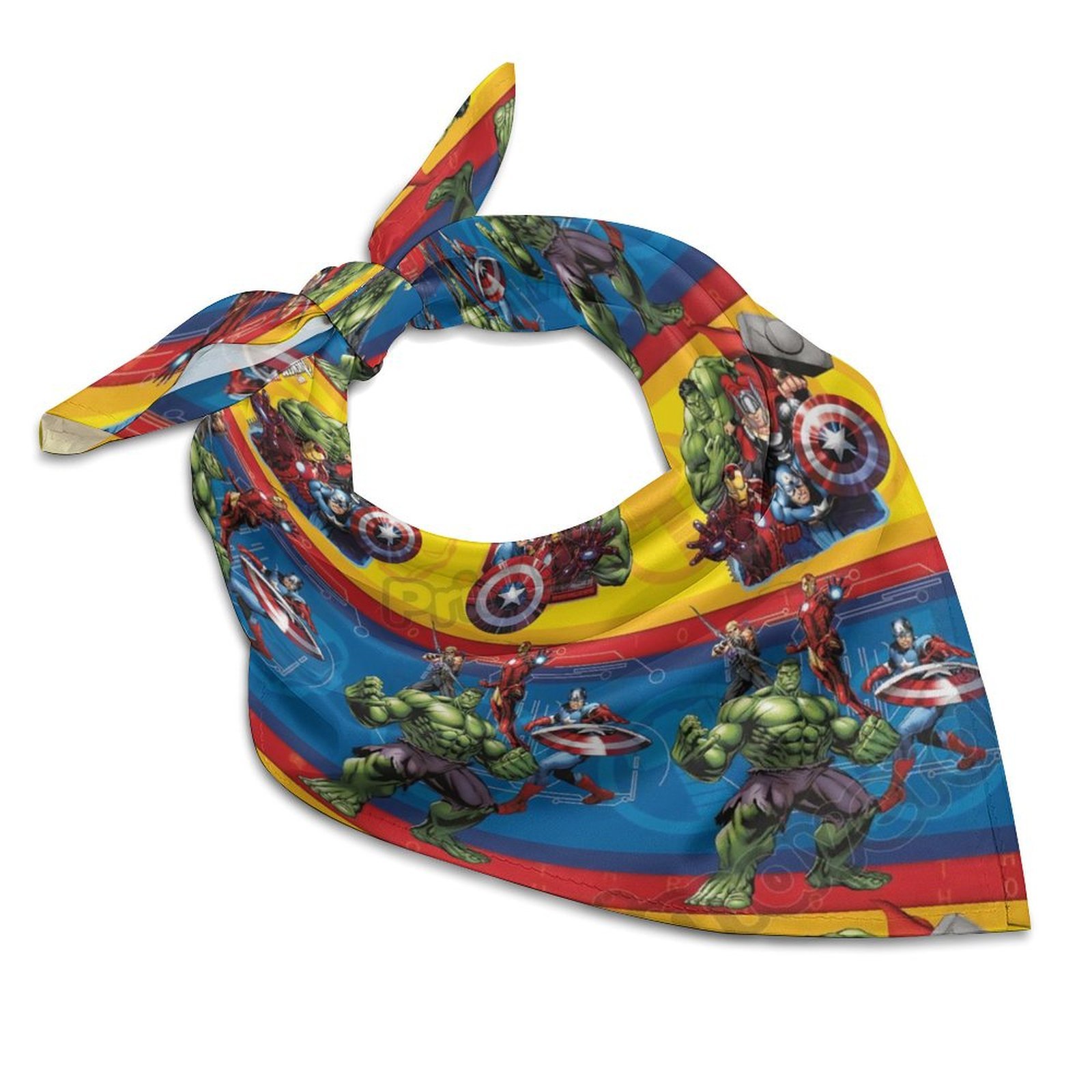 Marvel-Spider-Man001 Square Satin Head Scarf Hair Scarves Silk-like ...