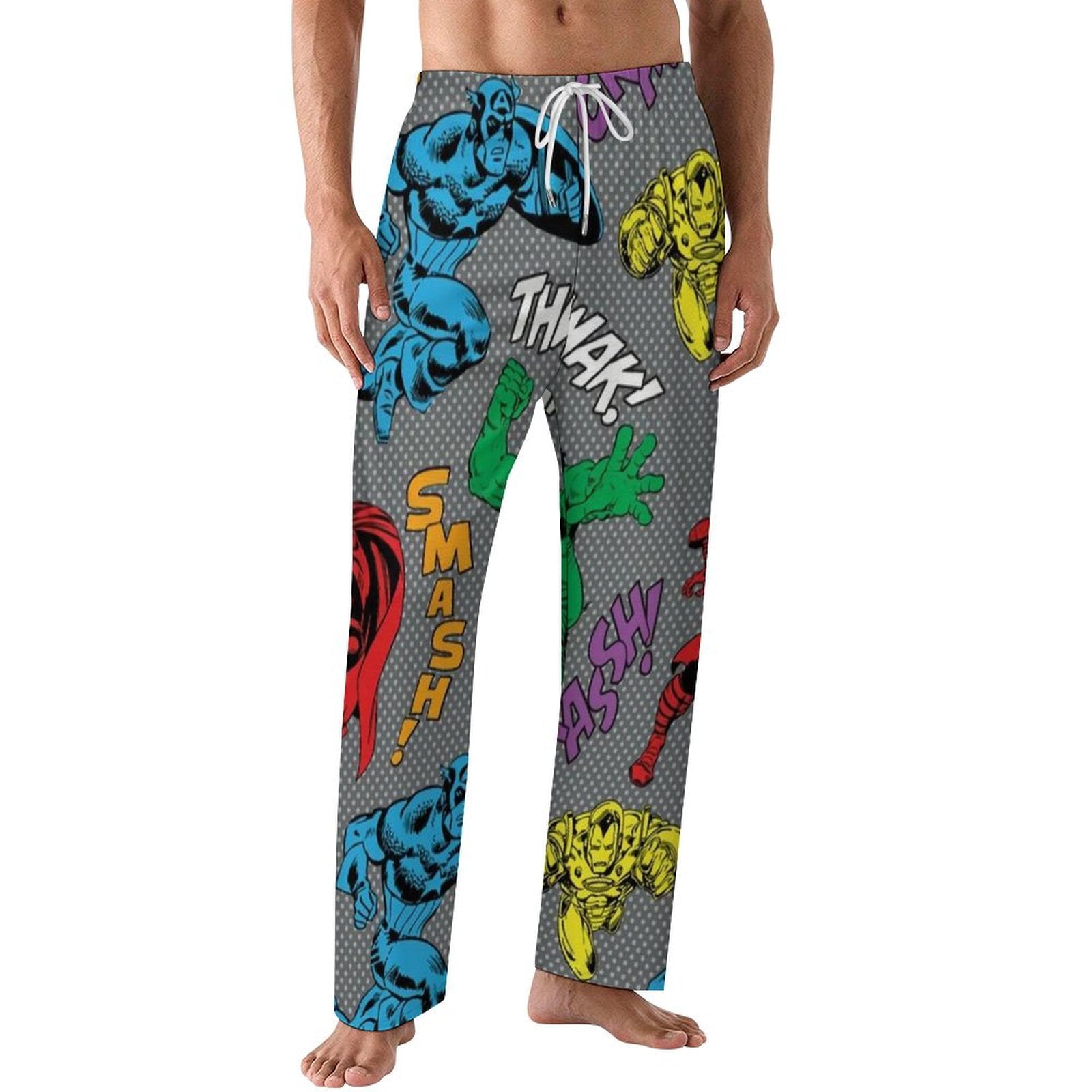Spider-Man021 Loose Men's Pajama Pants Classic Sleep Bottoms ...