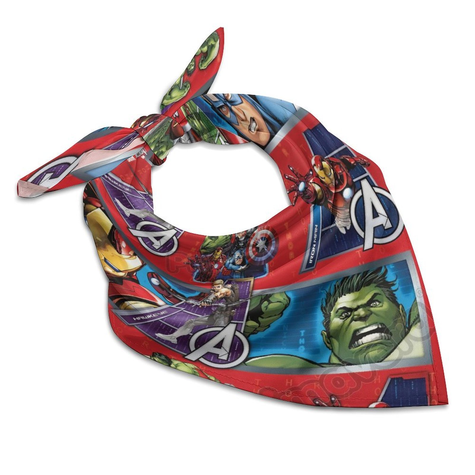 Marvel-Spider-Man1543 Square Satin Head Scarf Hair Scarves Silk-like ...