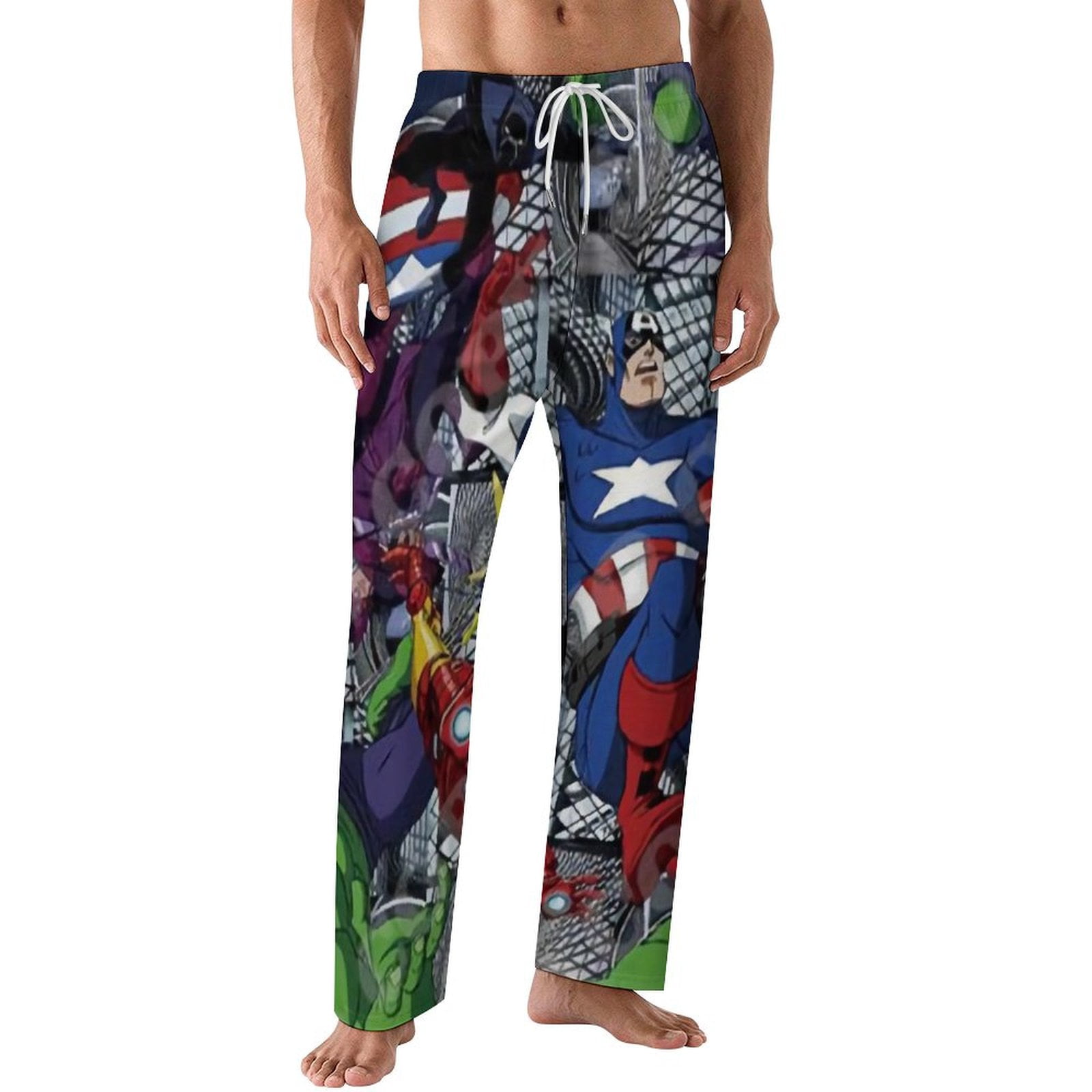 Spider-Man221 Loose Men's Pajama Pants Classic Sleep Bottoms ...