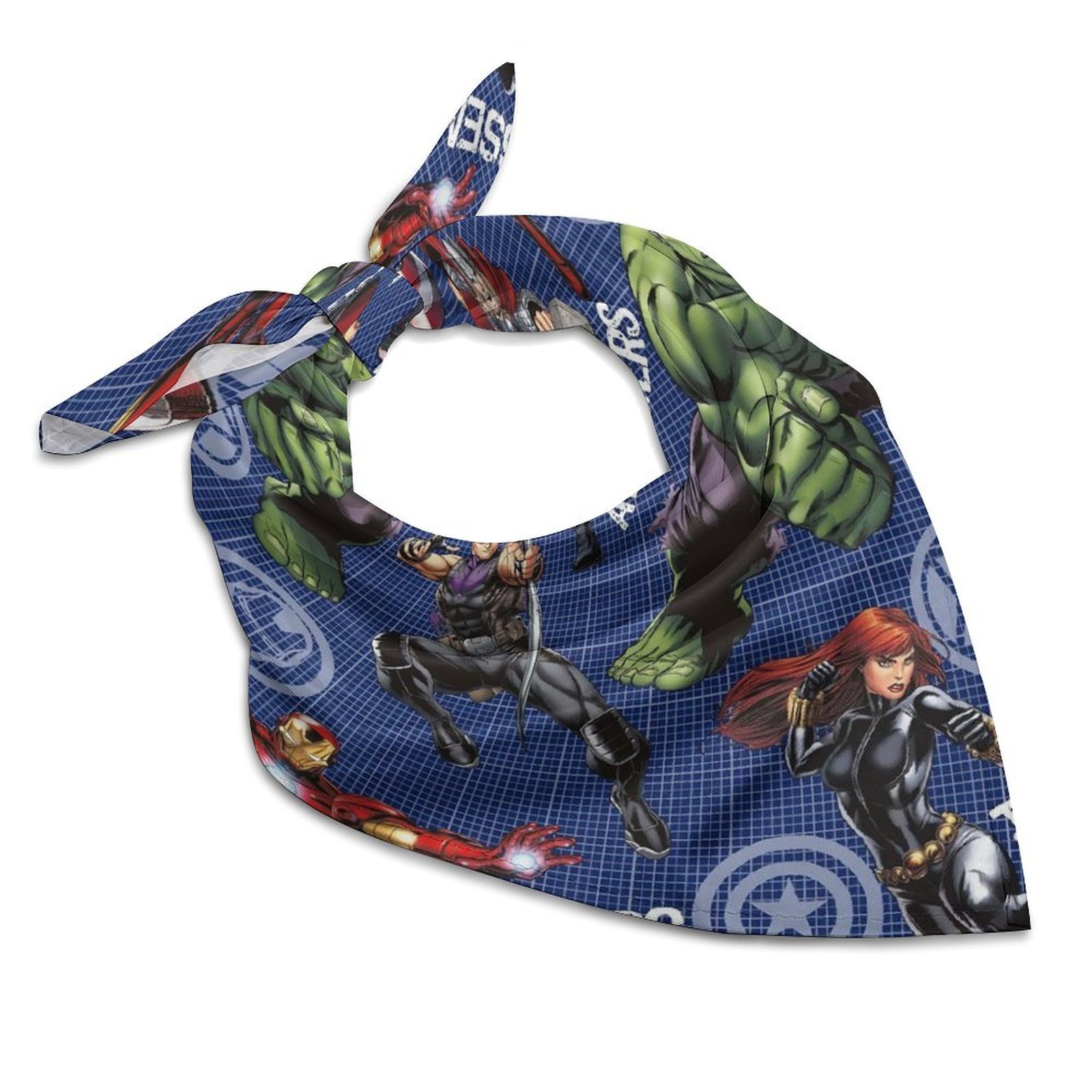 Marvel-Spider-Man225 Square Satin Head Scarf Hair Scarves Silk-like ...