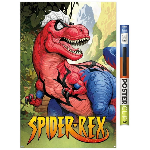Marvel Spider-Rex - Portrait Wall Poster, 22.375" x 34" - Walmart.com