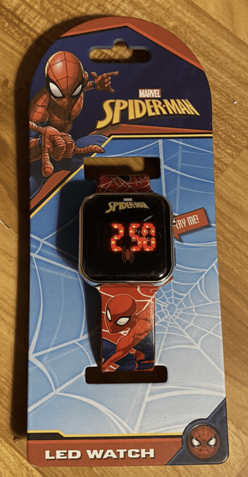 Marvel Spider-man LED Watch - Walmart.com
