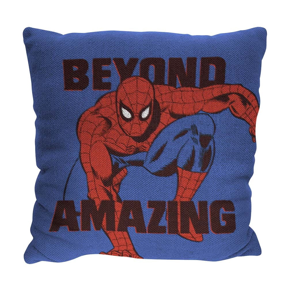 Marvel Spiderman Amazing Hero Jacquard Pillow, 20 x 20 inches - Walmart.com