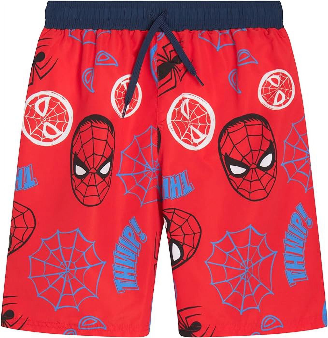 Marvel Spiderman Boys’ Swim Trunks – Spider-Man Swimsuit – UPF 50 ...