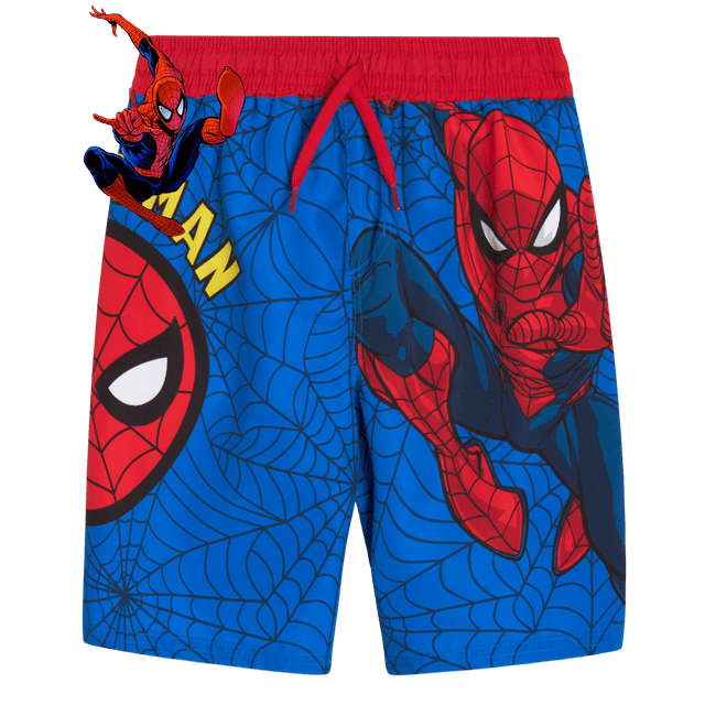 Marvel Spiderman Boys’ Swim Trunks – Spider-Man Swimsuit – UPF 50 ...