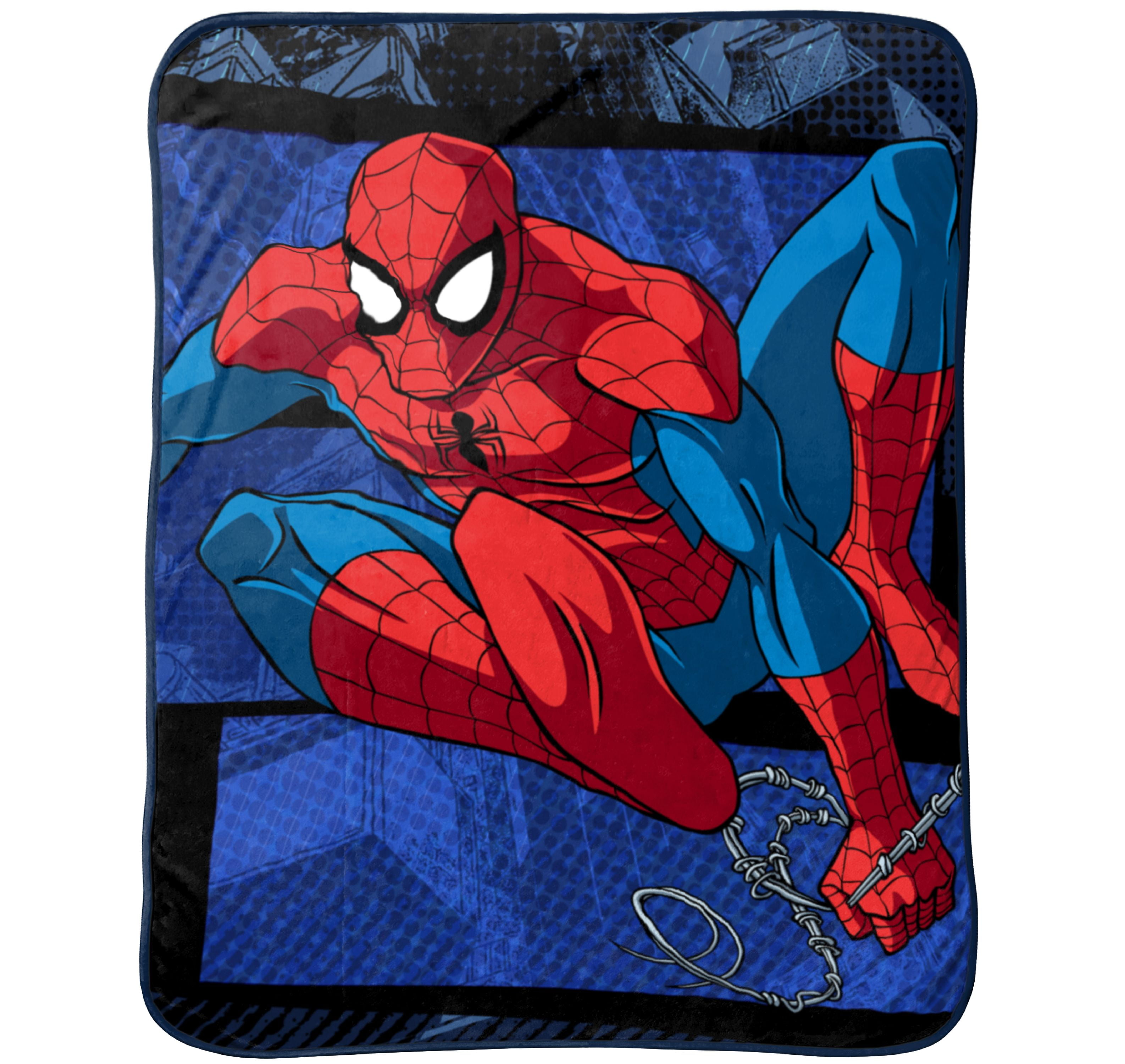 Spider-Man Leaps and Bounds 50 x 60 Silk Touch Throw Blanket - Walmart.com