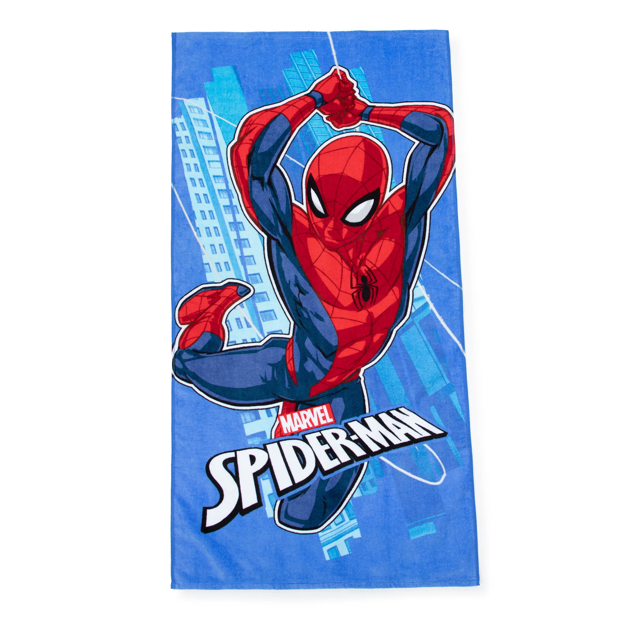 Marvel Spiderman Cotton Kids Beach Towel, 28" X 58" - Walmart.com