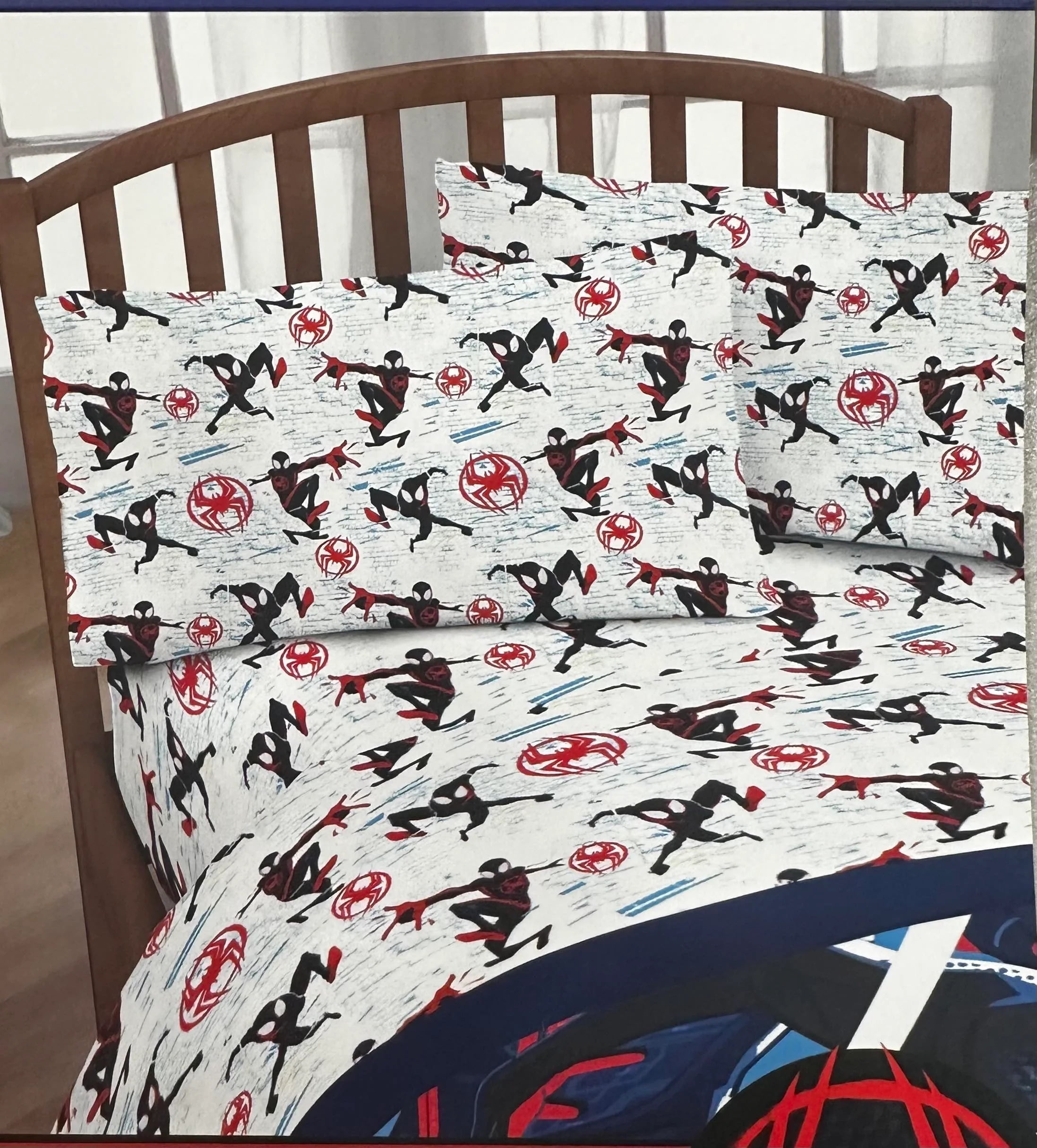 Marvel, Spiderman Escape Twin Size Sheet Set, 3 Pieces, Kids Set ...