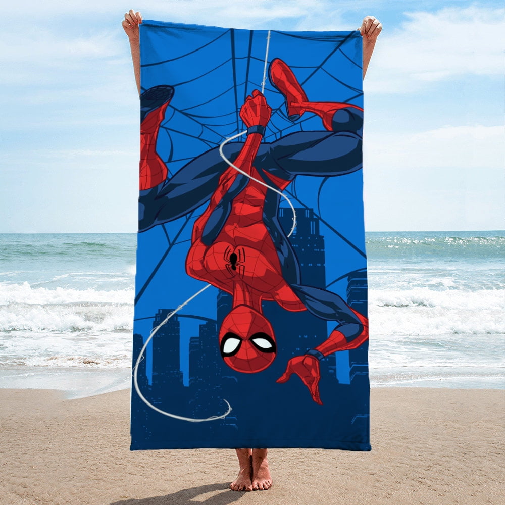 Marvel, Beach Towel, 28 x 58 inches, Spiderman Hi Neighbor - Walmart.com