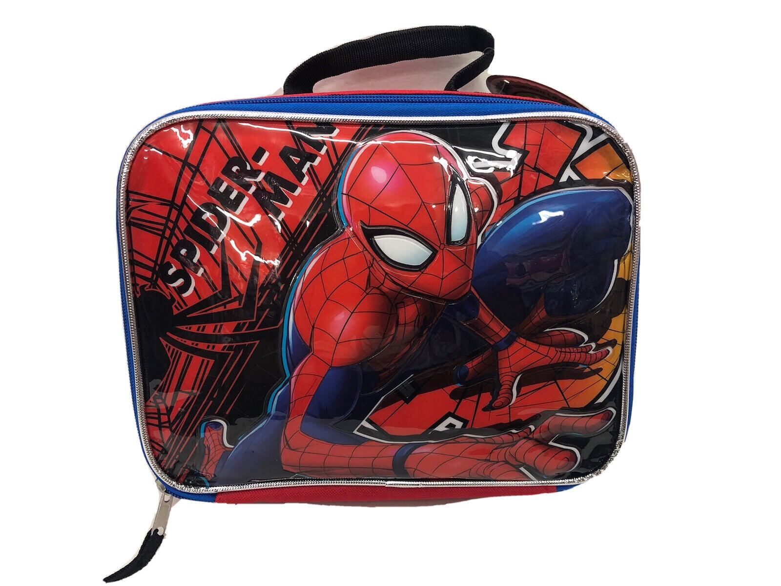 Marvel Spider-Man Kids Superhero Insulated Lunch Bag Kit, Red - Walmart.com