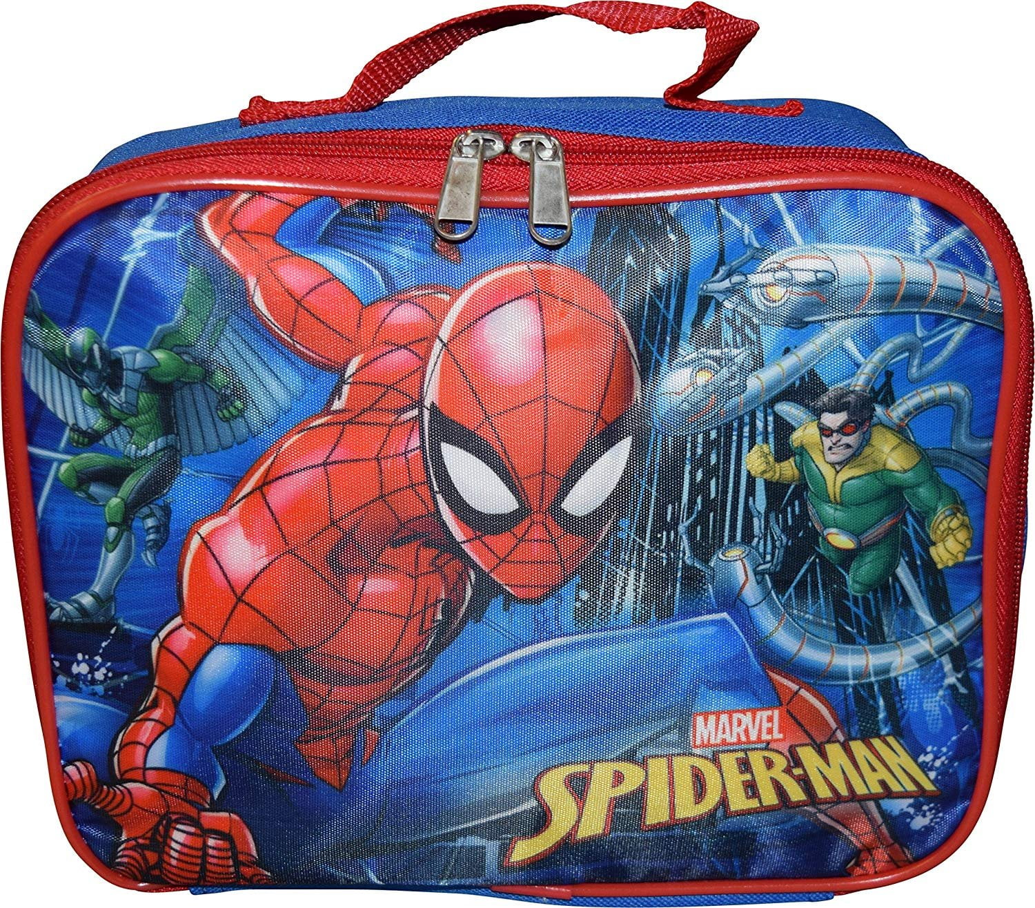 Marvel Spiderman Kids Superhero Insulated Lunch Box - Walmart.com