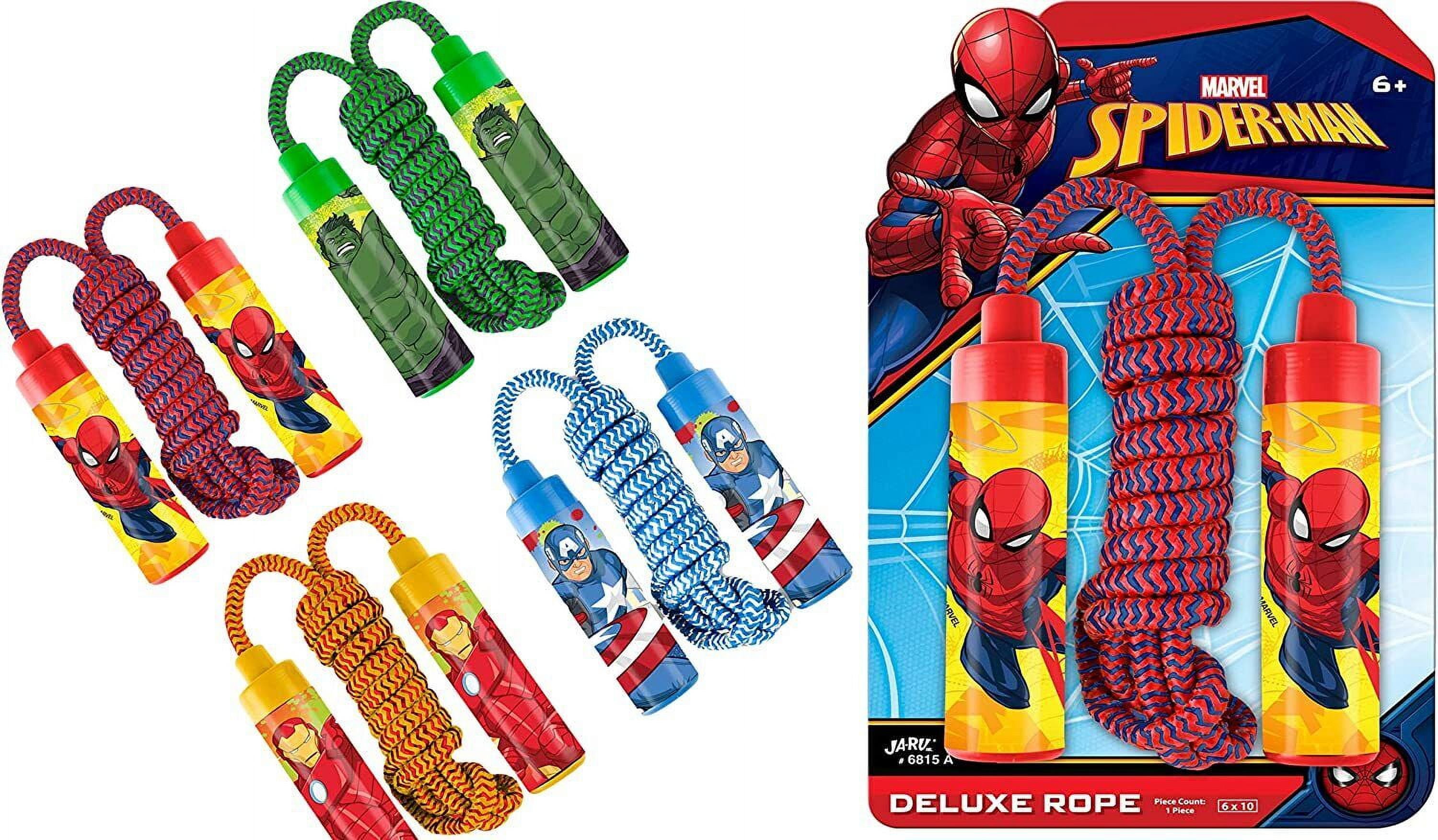 Marvel Spiderman Kid's Jump Rope 7ft Boys Superhero Fitness Toy 6 ...