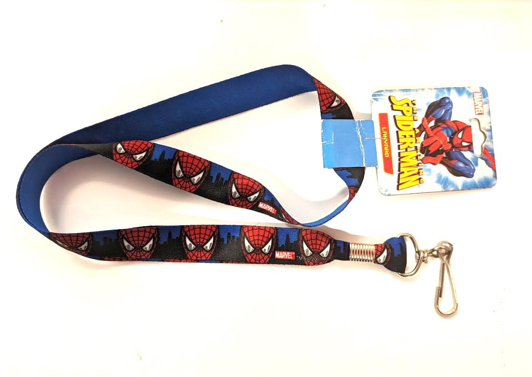 Marvel Spiderman Lanyard keychain holder blue - Walmart.com