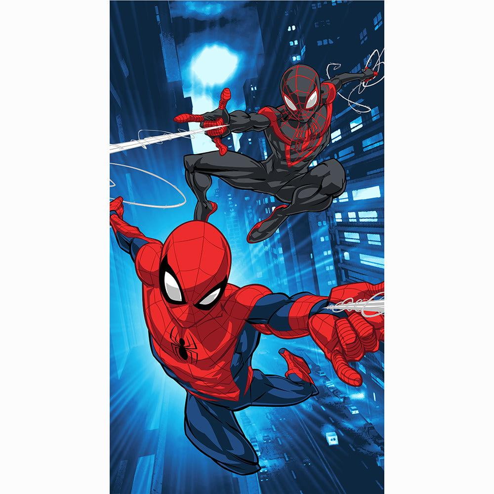 "SkyMall Marvel Spiderman Oversized Beach Bath Towel, 40"" x 70"", 100% ...