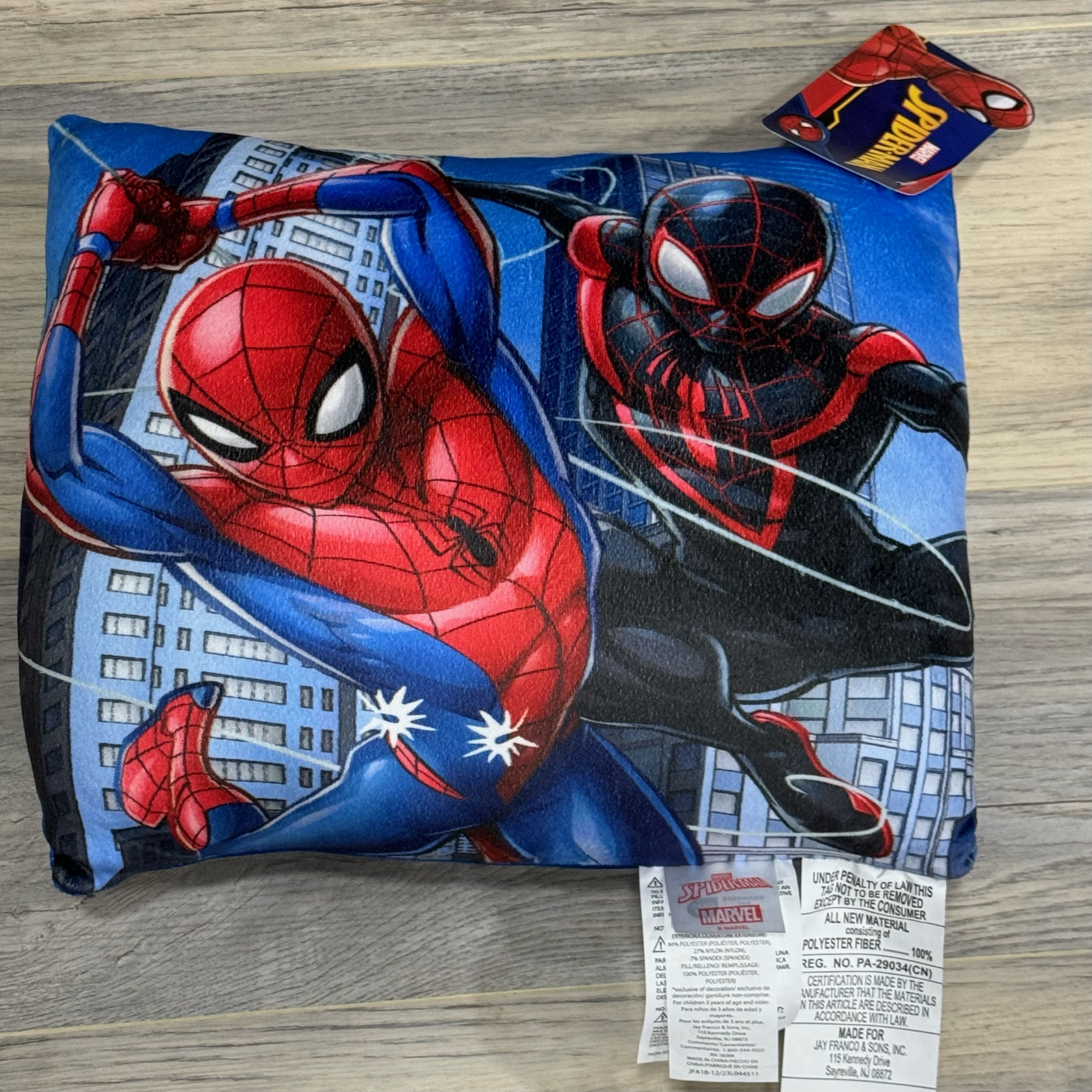Marvel Spiderman Super Soft Toddler Pillow - Walmart.com