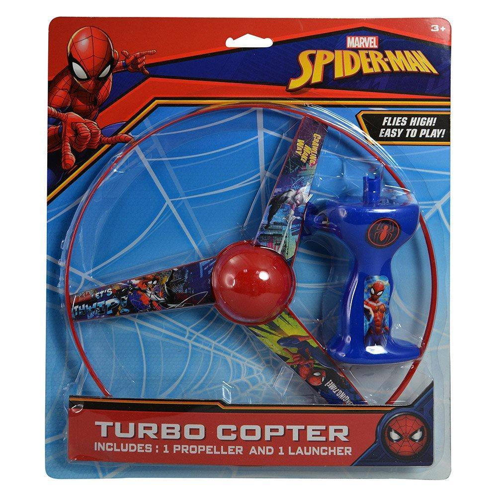 Marvel Spiderman Turbo Copter Propeller Launcher - Flying Helicopter ...