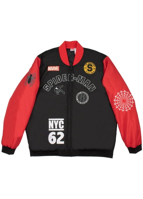 Marvel Venom Varsity Bomber Jackets for Boys Venom Logo Graphic Print ...