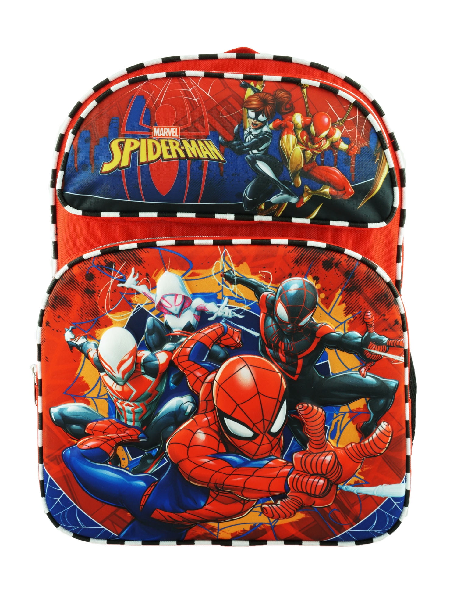 Marvel Spiderman backpack 16" with 3D EVA molded front pocket - Walmart.com