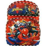 Marvel Spiderman backpack 16" with 3D EVA molded front pocket - Walmart.com