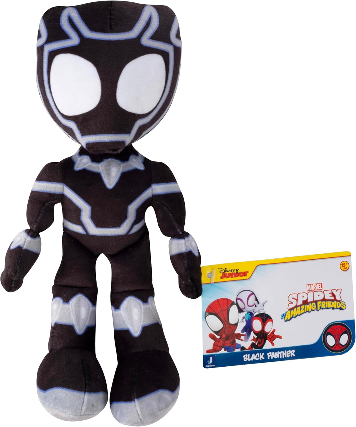 Marvel Spidey and His Amazing Friends 8-Inch Black Panther Plush ...