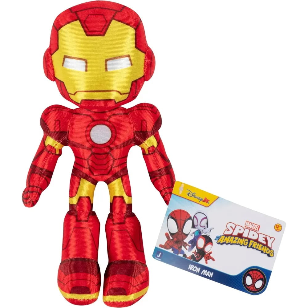 Marvel Spidey and His Amazing Friends 8" Iron Man Plush - Spiderman ...