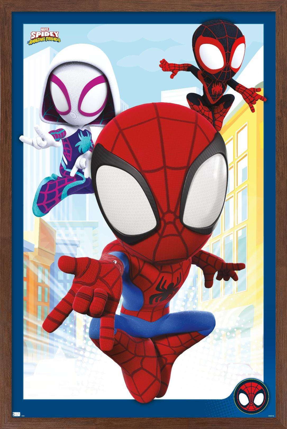 Marvel Spidey And His Amazing Friends - Group Wall Poster, 22.375 Marvel Spidey And His Amazing Friends - Group Wall Poster, 22.375