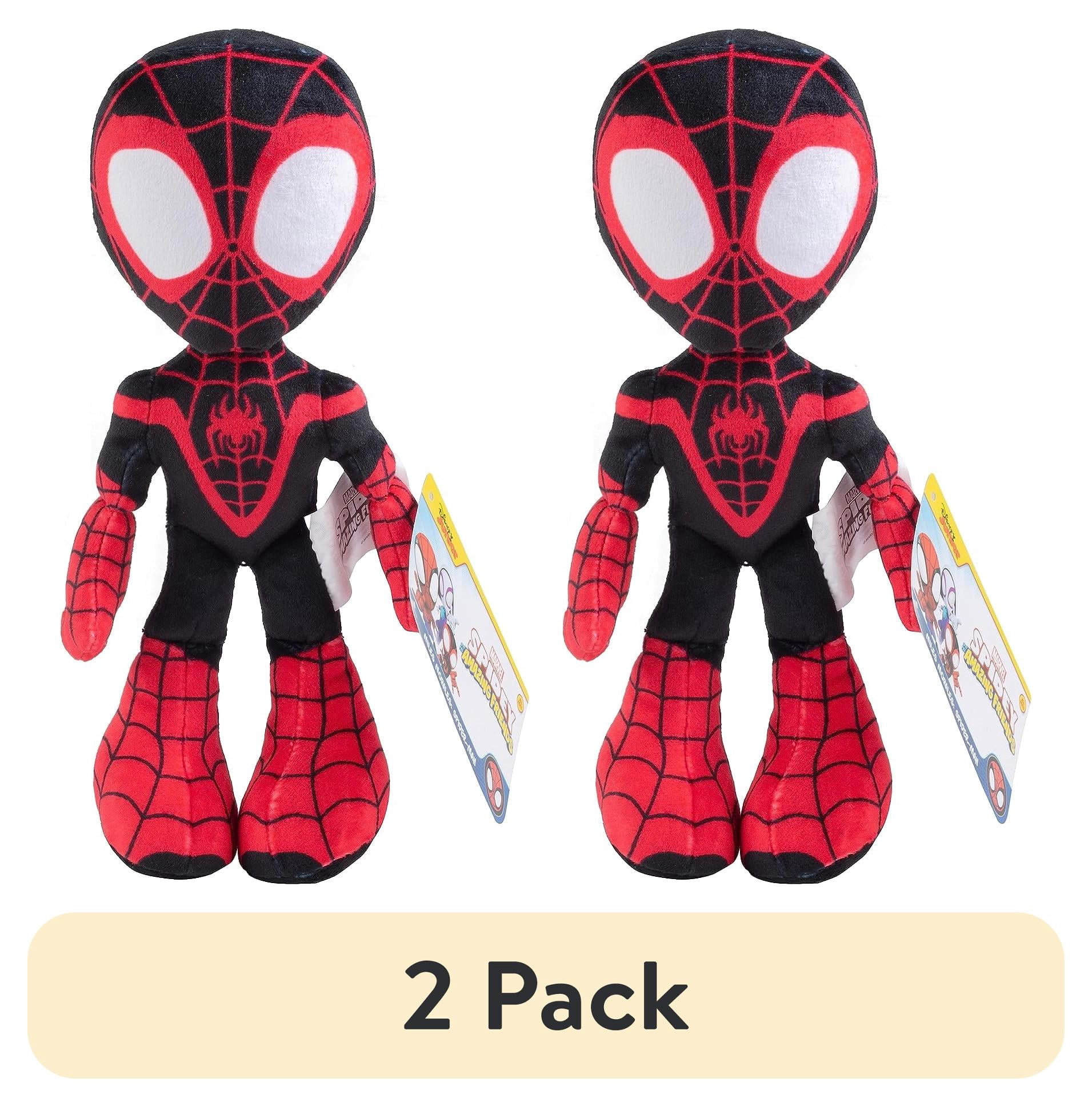 (2 pack) Marvel Spidey and His Amazing Friends 8" Miles Morales Plush ...