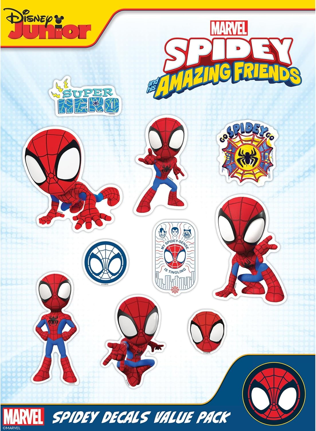 Marvel Spidey and His Amazing Friends Decals - Set of 10 Outdoor Rated ...