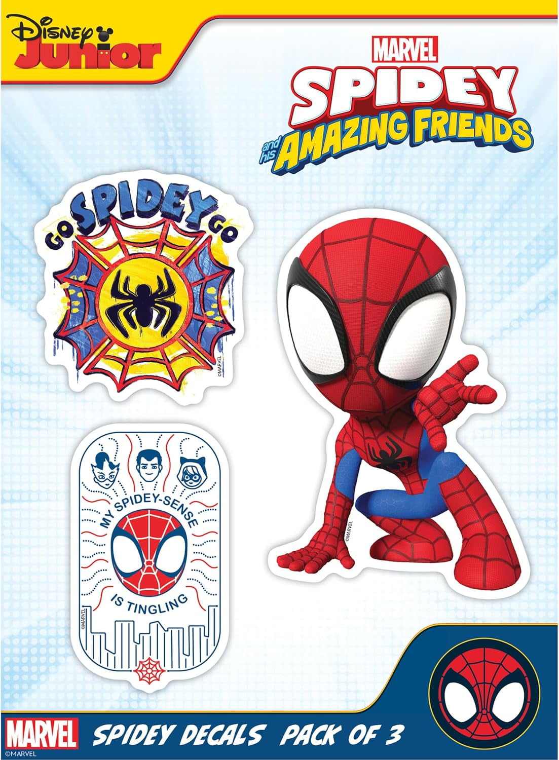 Marvel Spidey and His Amazing Friends Decals - Set of 3 Outdoor Rated ...