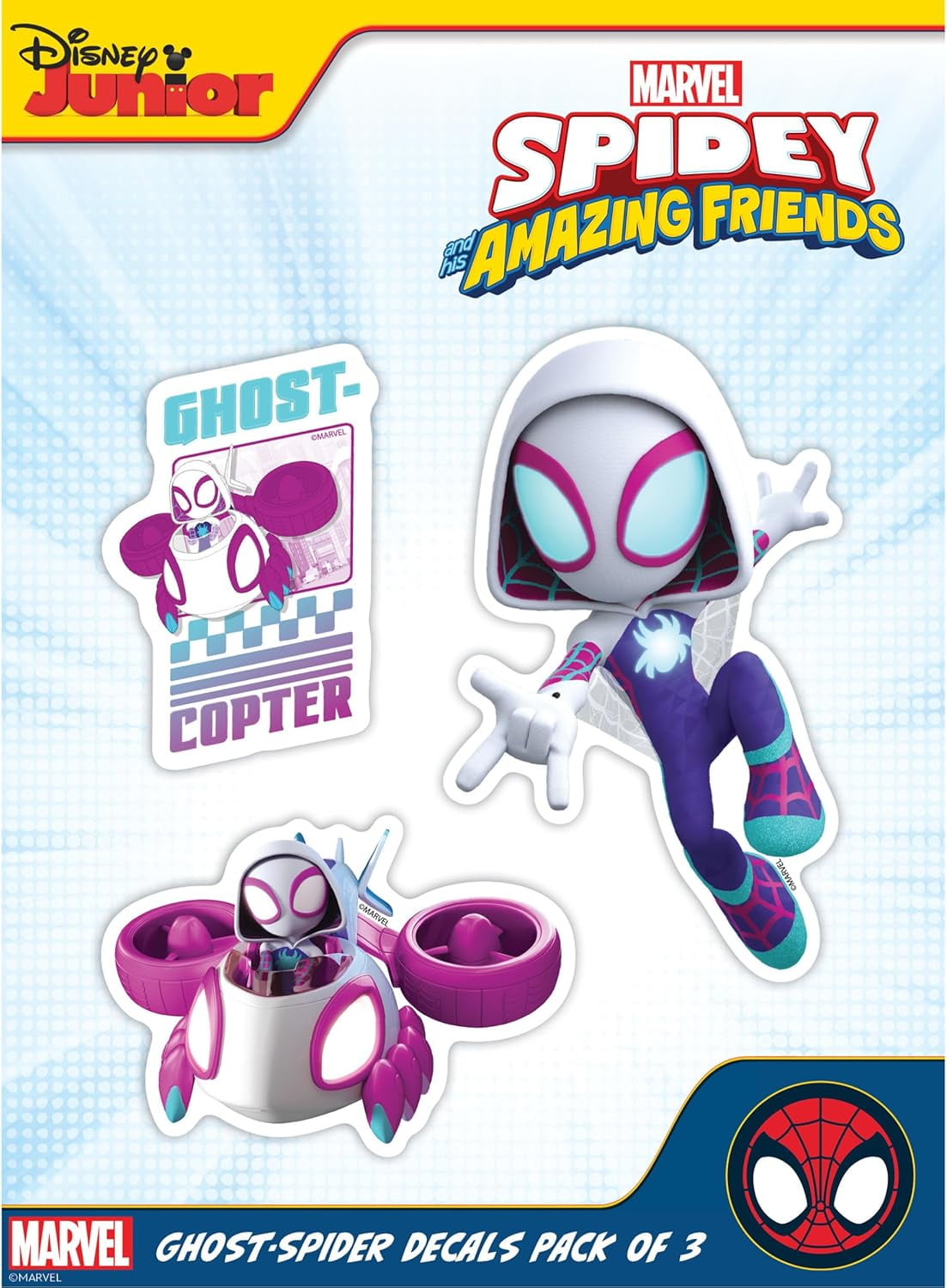 Marvel Spidey and His Amazing Friends Decals - Set of 3 Spider-Gwen ...