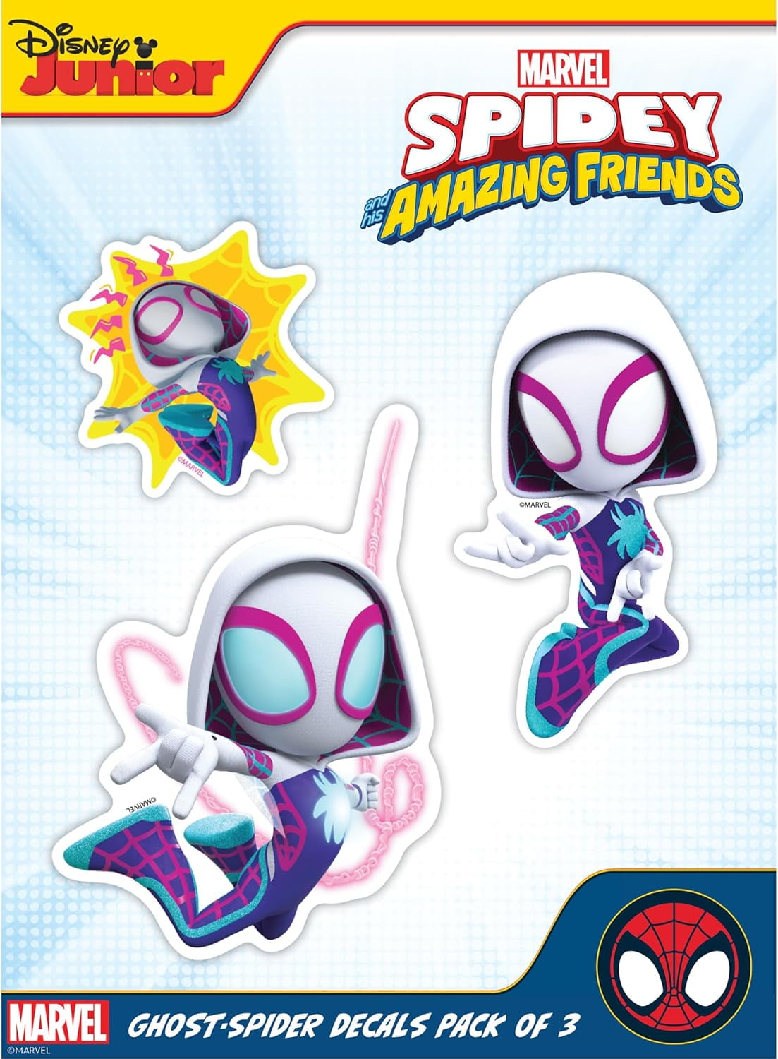 Marvel Spidey and His Amazing Friends Decals - Set of 3 Spider-Gwen ...