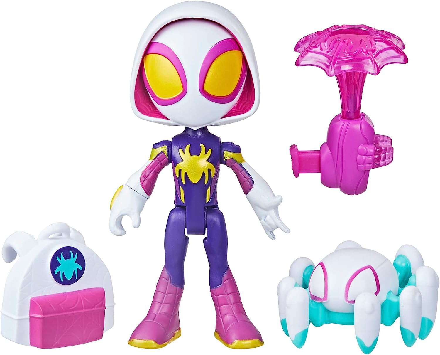 Marvel Spidey & His Amazing Friends Ghost-Spider Action Figure (with ...