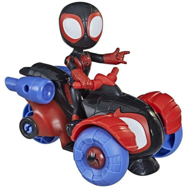 Marvel Spidey & His Amazing Friends Spiderman Toy: Miles Morales Techno ...