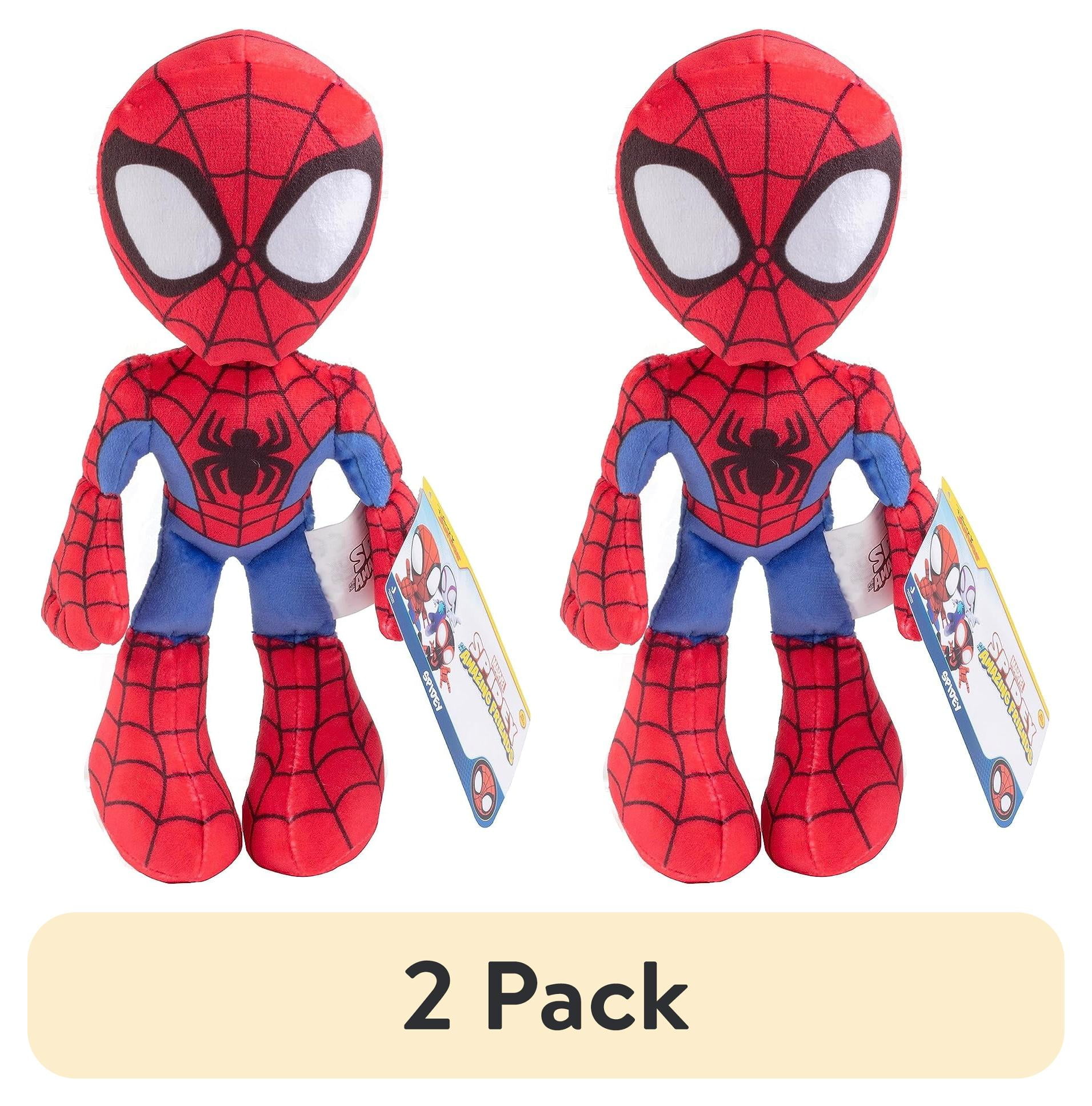 (2 pack) Marvel Spidey and His Amazing Friends 8" Spider-Man Plush ...