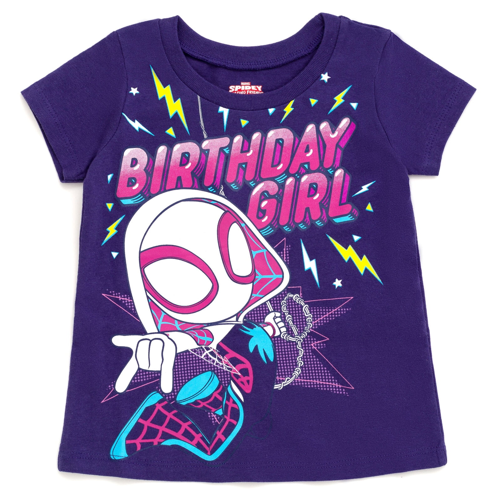 Marvel Spidey and His Amazing Friends Ghost-Spider Birthday T-Shirt ...