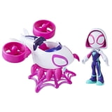 Spidey and His Amazing Friends, Ghost Spider Copter Set, Action Figure ...