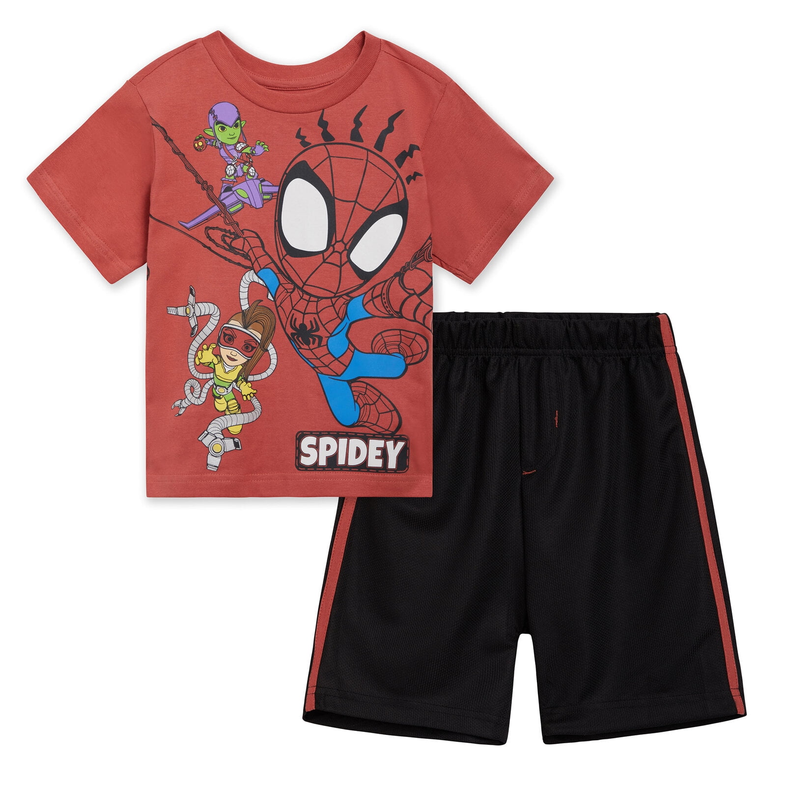 Marvel Spidey and His Amazing Friends Spider-Man Doc Ock Green Goblin T ...