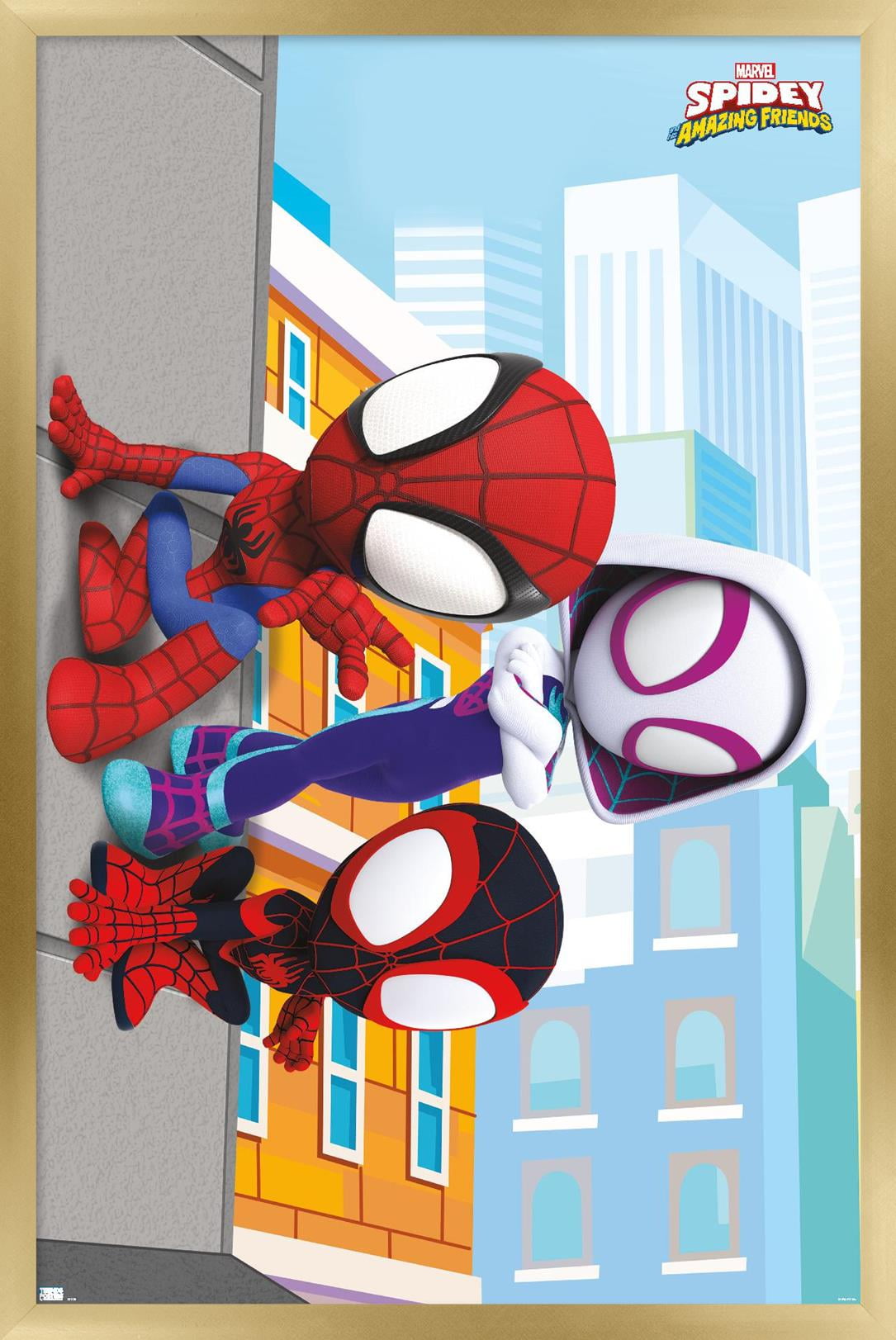 Marvel Spidey and His Amazing Friends - Wall Wall Poster, 14.725" x 22. ...