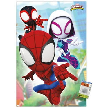Marvel Spidey and His Amazing Friends - Wall Wall Poster, 14.725" x 22. ...