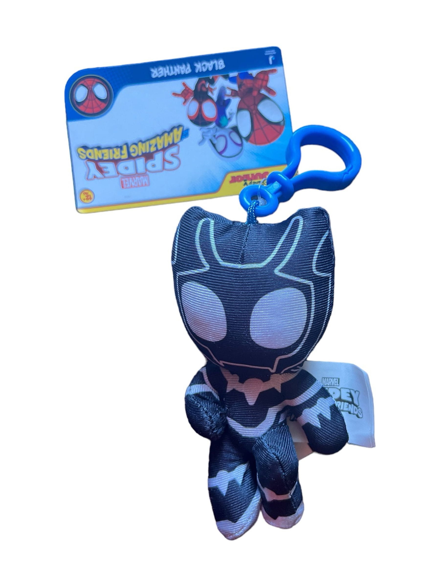 Marvel Spidey and his Amazin Friends Stuffed Keychain, Black Panther ...